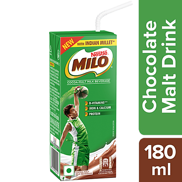 Buy Nestle Flavoured Milk Milo 180 Ml Online At Best Price of Rs 40 ...