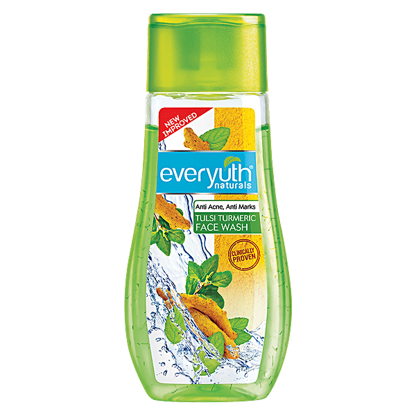 Buy Everyuth Face Wash Tulsi Turmeric 100 Gm Online At Best Price of Rs ...
