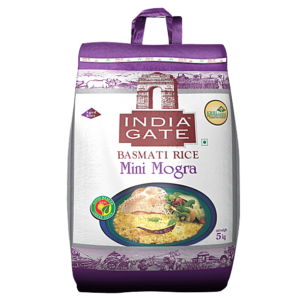 Buy India Gate India Gate basmati-ricea-mini-mogra-broken 5 kg Online ...