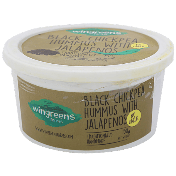 Buy Wingreens Farms Black Chickpea Hummus With Jalapenos 150 Gm Online ...
