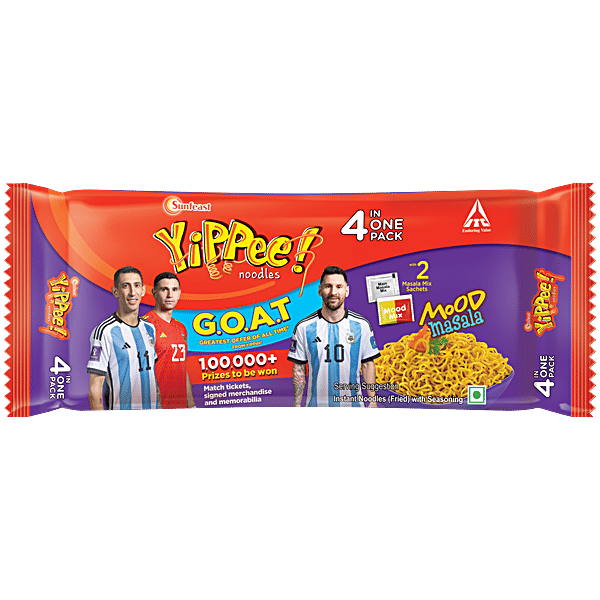 Buy Sunfeast Yippee Mood Masala Noodles Family Pack 280 Gm Online At ...