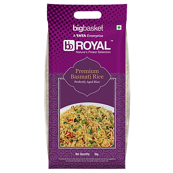 Buy Bb Royal Basmati Rice Premium 5 Kg Online At Best Price of Rs 560 ...