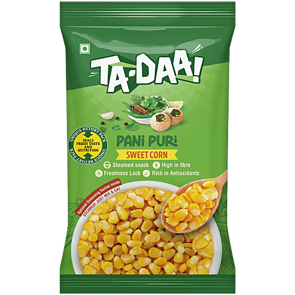 Buy Tadaa Boiled Sweet Corn Kernel Spice Up With Chat Masala Seasoning ...