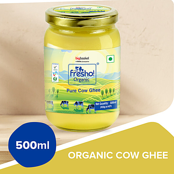 Buy Fresho Organic Cow Ghee 500 Ml Online At Best Price of Rs 459 ...