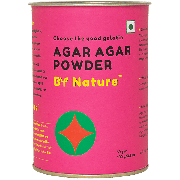 Buy By Nature Agar Agar Vegetarian Gelatin 100 Gm Online At Best Price ...