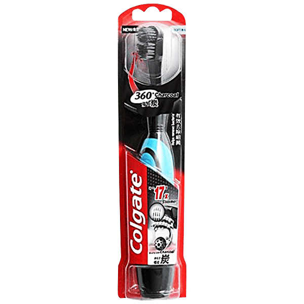 Buy Colgate Battery Operated Toothbrush - 360 Charcoal 288 gm Online at ...