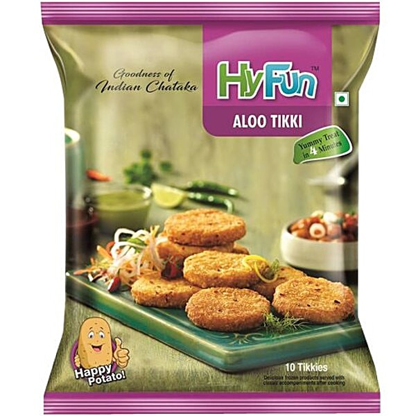 Buy Hyfun Aloo Tikki 400 Gm Pouch Online At Best Price of Rs 80 - bigbasket