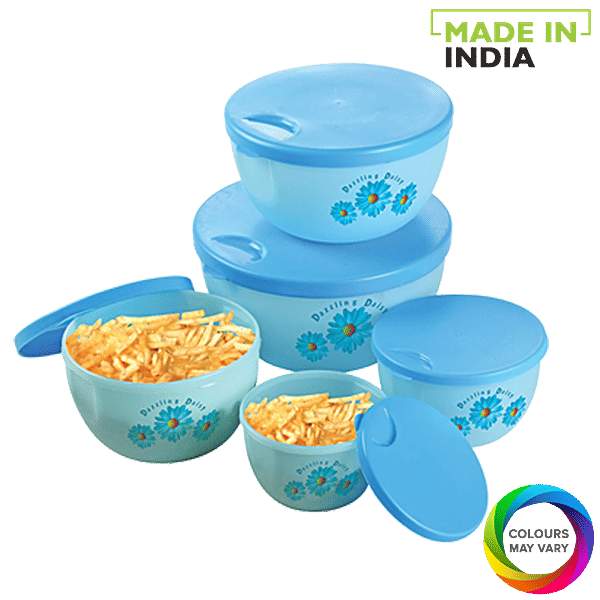 Buy Joyo Storage Container Set Tina Assorted Colour 5 Pcs Online At ...