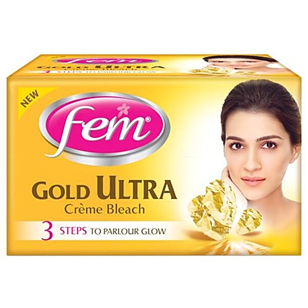 Buy Fem Cream Bleach Gold Ultra 30 Gm Online At Best Price of Rs 73.8 ...