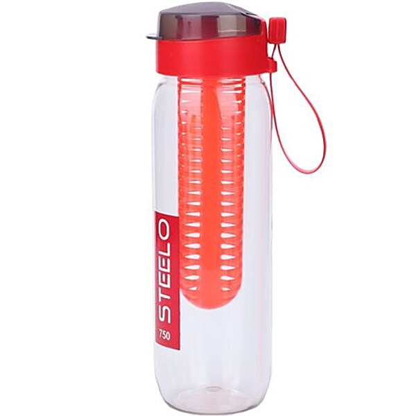 Buy Steelo Sante Infuser Water Bottle - Red Online at Best Price of Rs ...
