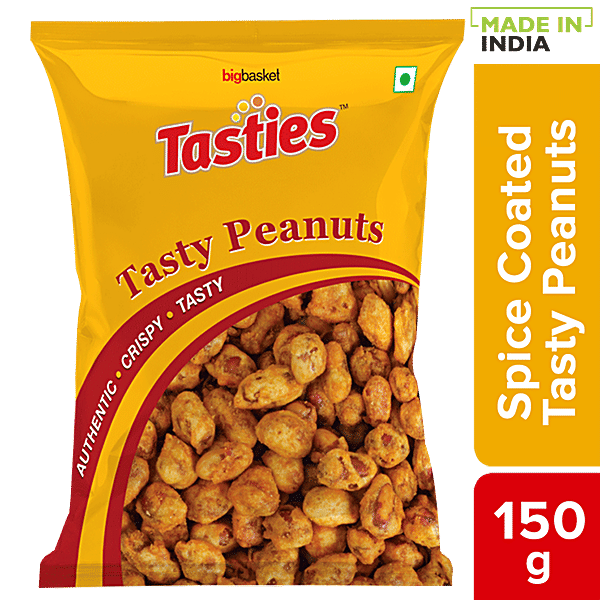 Buy Tasties Tasty Peanuts 150 Gm Online At Best Price of Rs 39 - bigbasket