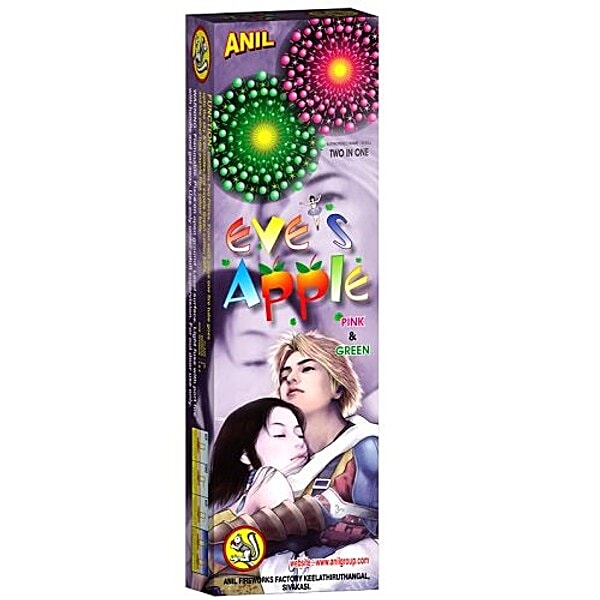Buy Anil Pathaka Mart Crackers - Eves Apple Fancy Shots 6 cm, 1 Green 1 ...