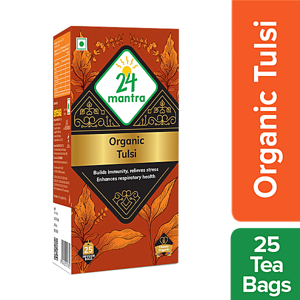 Buy 24 Mantra Organic Tulsi Tea Online at Best Price of Rs 170 - bigbasket