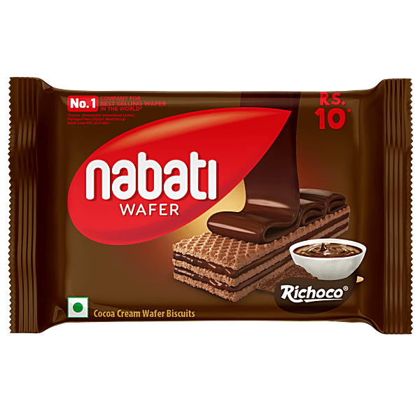 Buy Nabati Wafer - Chocolate, Richoco Online at Best Price of Rs 10 - bigbasket