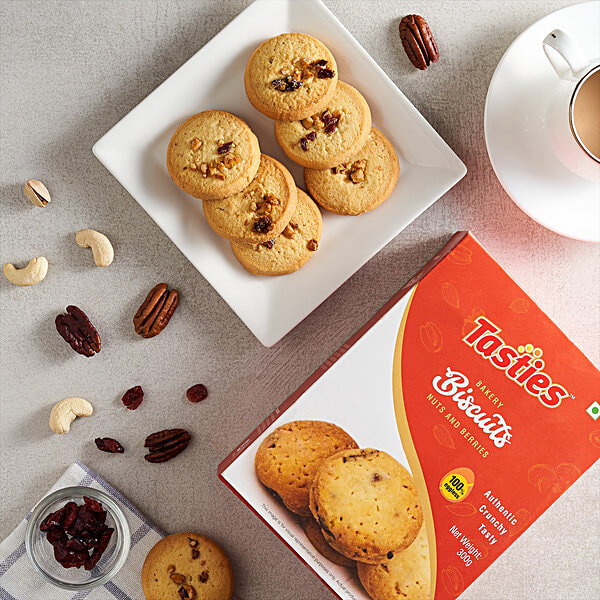Buy Tasties Cookies - Nuts & Berry Online at Best Price of Rs 149 ...