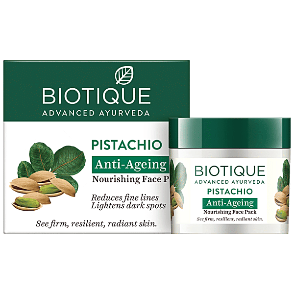 Buy Biotique Face Pack Youthful Nourishing Revitalizing Bio Pistachio ...