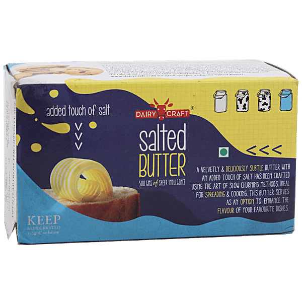 Buy Dairy Craft Butter Lightly Salted 500 Gm Online At Best Price of Rs ...