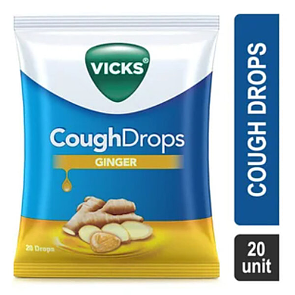 Buy Vicks Cough Drops Ginger 2 Gm Online At Best Price of Rs 20 - bigbasket