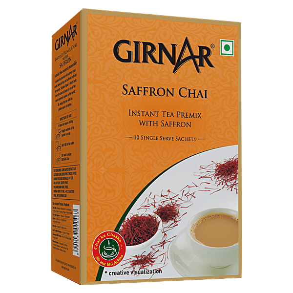 Buy Girnar Instant Tea Bag - Premix With Saffron Online at Best Price ...