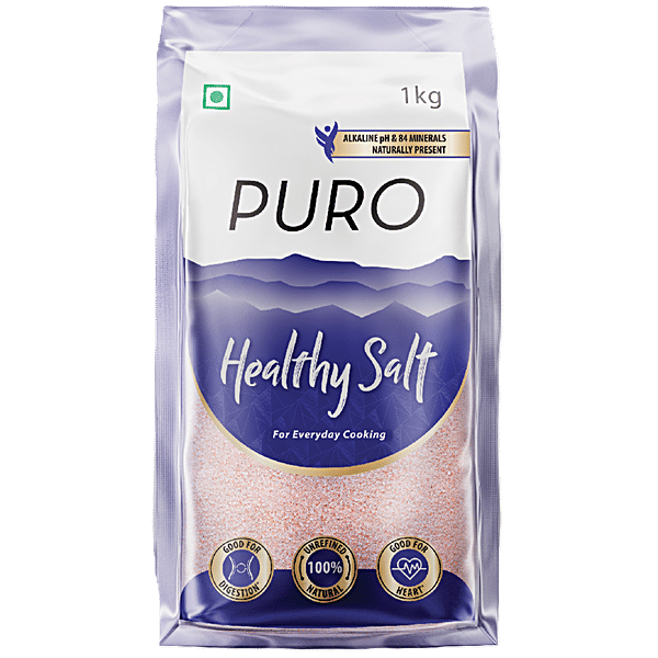 Buy Puro Salt Unrefined 100 Natural 1 Kg Online At Best Price of Rs 110 ...