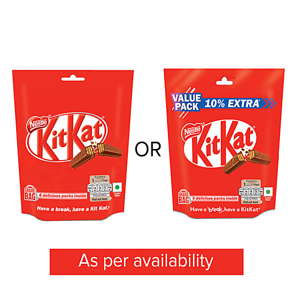 Buy Kitkat Share Bag 18 g Gm Online At Best Price of Rs 120 - bigbasket