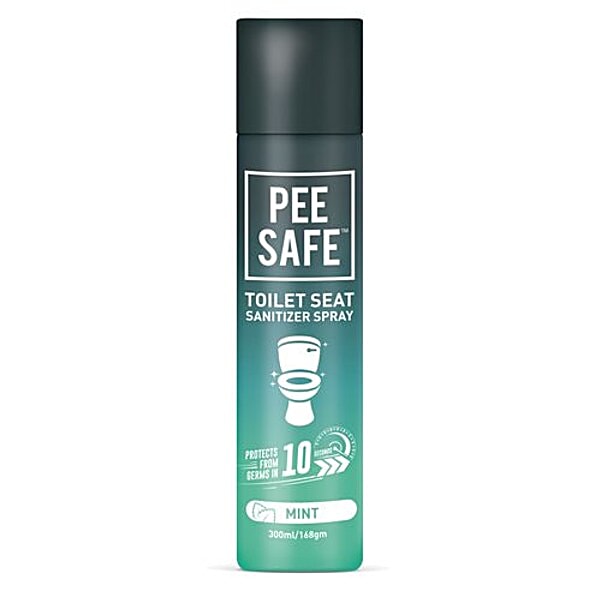 Buy Pee Safe Sanitizer Spray Toilet Seat Mint 300 Ml Online At Best ...