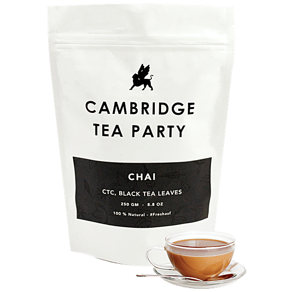 Buy Cambridge Tea Party Tea - Kadak Chai, Plain 250 gm Online at Best ...