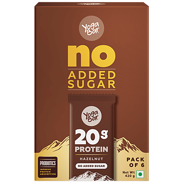 Buy Yoga Bar Protein Bar Hazelnut Toffee 360 Gm Online At Best Price of ...