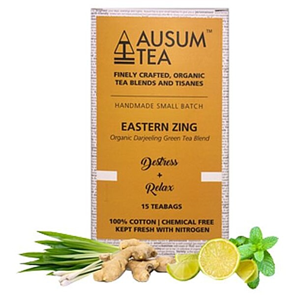 Buy Ausum Tea Tea - Destress + Relax, Eastern Zing 15 teabags Online at ...