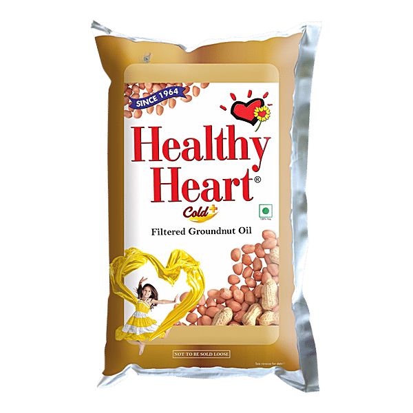 Buy Healthy Heart Oil - Groundnut, Cold + Filtered Online at Best Price ...