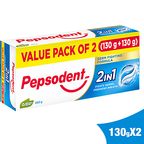 Buy Pepsodent Toothpaste - Cavity Protection, 2-In-1 Online at Best ...