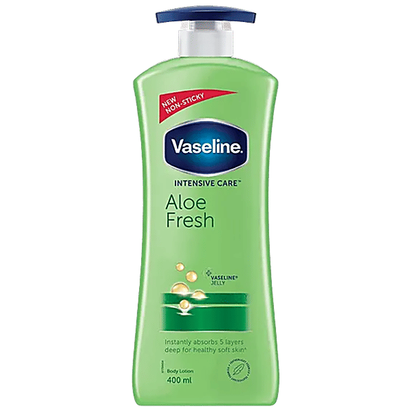 Buy Vaseline Body Lotion - Aloe Soothe, Intensive Care 400 ml Online at ...