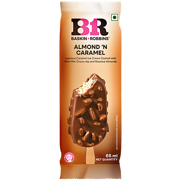 Buy Baskin Robbins Divinez Ice Cream Bar - Almonds n Caramel Online at ...