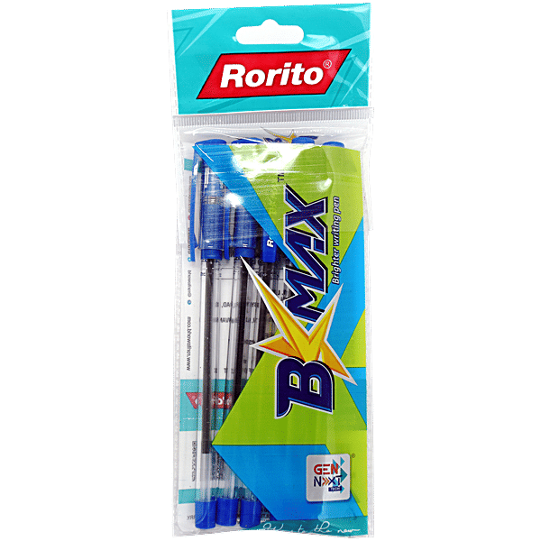 Buy Rorito Ball Pen Bmax Blue 5 Pcs Online At Best Price of Rs 25 ...