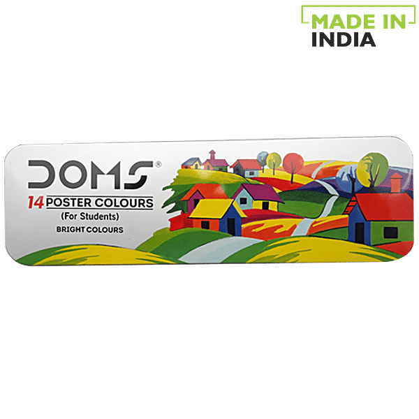 Buy Doms Poster Colour 14 Colours 14 Pcs Online At Best Price of Rs 220 ...