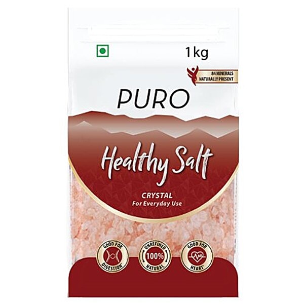 Buy Puro Salt Crystals 100 Natural Chemical Free Unrefined Salt With 84 ...