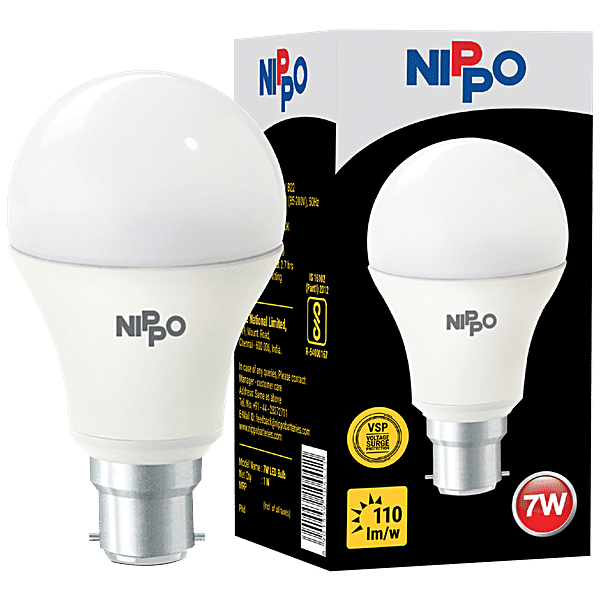 Buy Nippo Bulb Led 7W 1 Pc Online At Best Price of Rs 95 - bigbasket