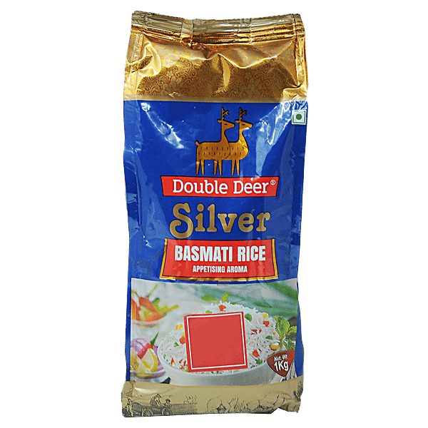 Buy Double deer Basmati Rice - Silver Online at Best Price of Rs 128 ...