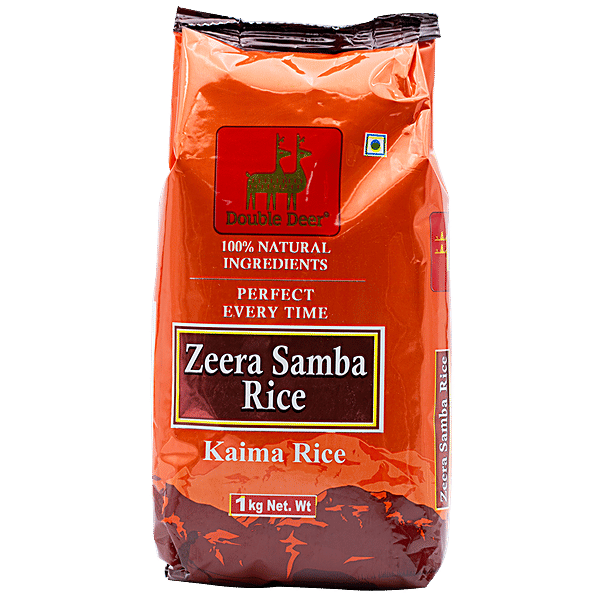 Buy Double deer Kaima Rice/Zeera Samba Rice Online at Best Price of Rs ...