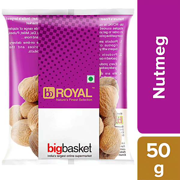 Buy Bb Royal Nutmegjayaphal 50 Gm Online At Best Price of Rs 91 - bigbasket