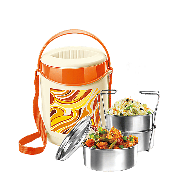 Buy Milton Tiffin - Insulated Thermoware, Orange, Econa 3 Online at ...