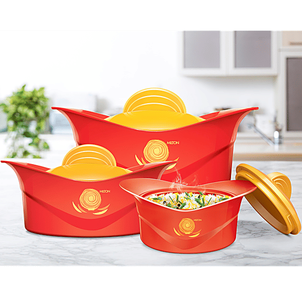 Buy Milton Plastic Insulated Jr. Casserole For Roti/Chapati - Gift Set ...