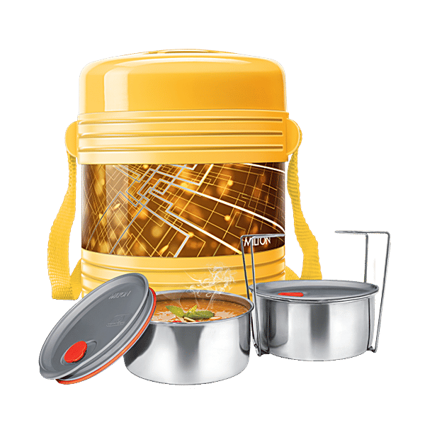 Buy Milton Tiffin Set - With 2 Containers, Thermosteel, Insulated ...