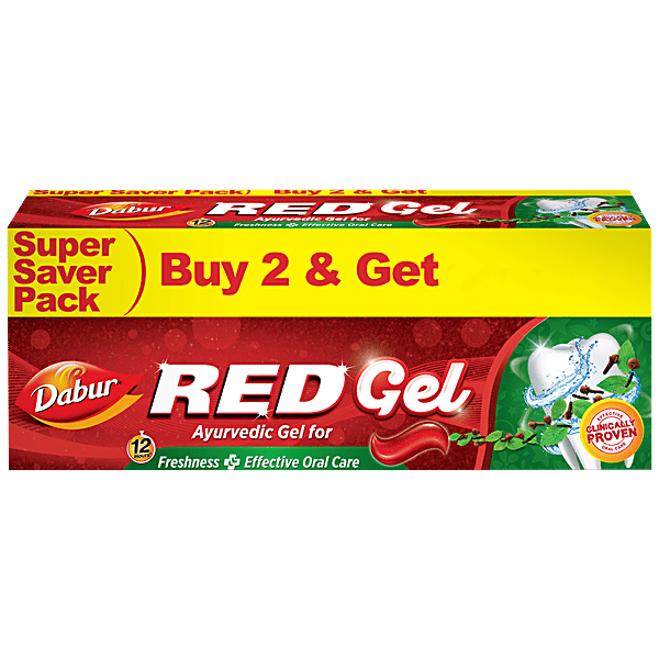 Buy Dabur Red Gel Ayurvedic Toothpaste Online at Best Price of Rs 258.4 ...