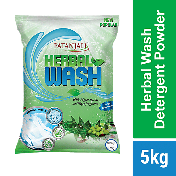 Buy Patanjali Detergent Powder - Herbal Wash Online at Best Price of Rs ...