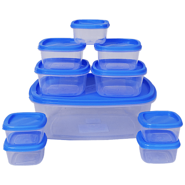 Buy Princeware Store Fresh Microwaveable Plastic Container Set ...