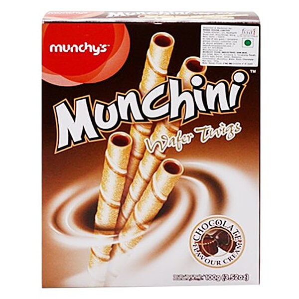 Buy Munchys Wafer Rolls - Chocolate, Munchini Online at Best Price of ...