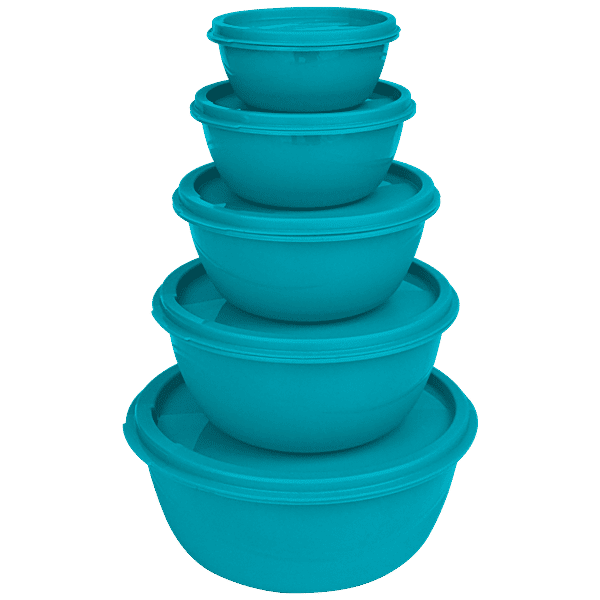 Buy Princeware Storage Food Plastic Bowl/Plastic Container Set - Round ...
