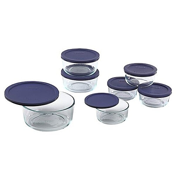 Buy Pyrex Glass Containers With Lid Online at Best Price of Rs 2245 ...