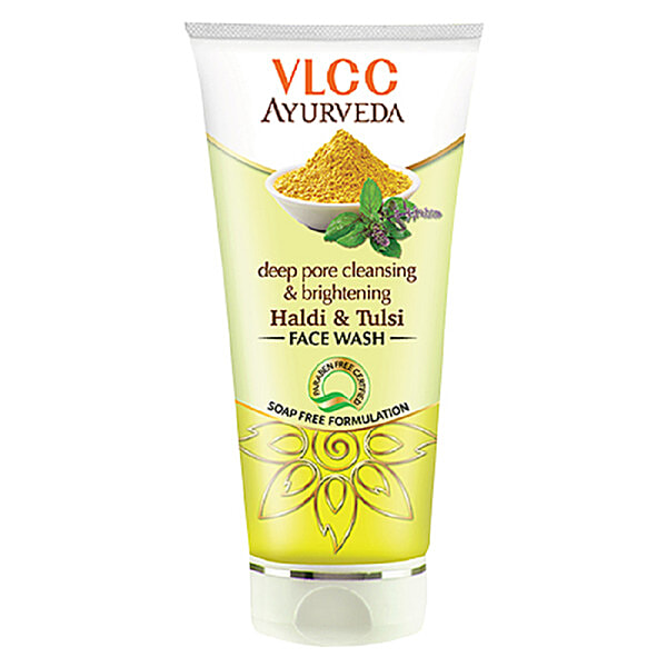 Buy VLCC Ayurveda Deep Pore Cleansing & Brightening Face Wash - Haldi ...